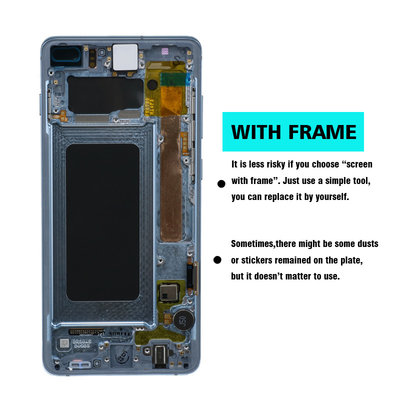 6.4'' Cell Phone LCD Screen For   S10 PLUS SM-G9750 G975F Display Touch Screen Digitizer Replacement